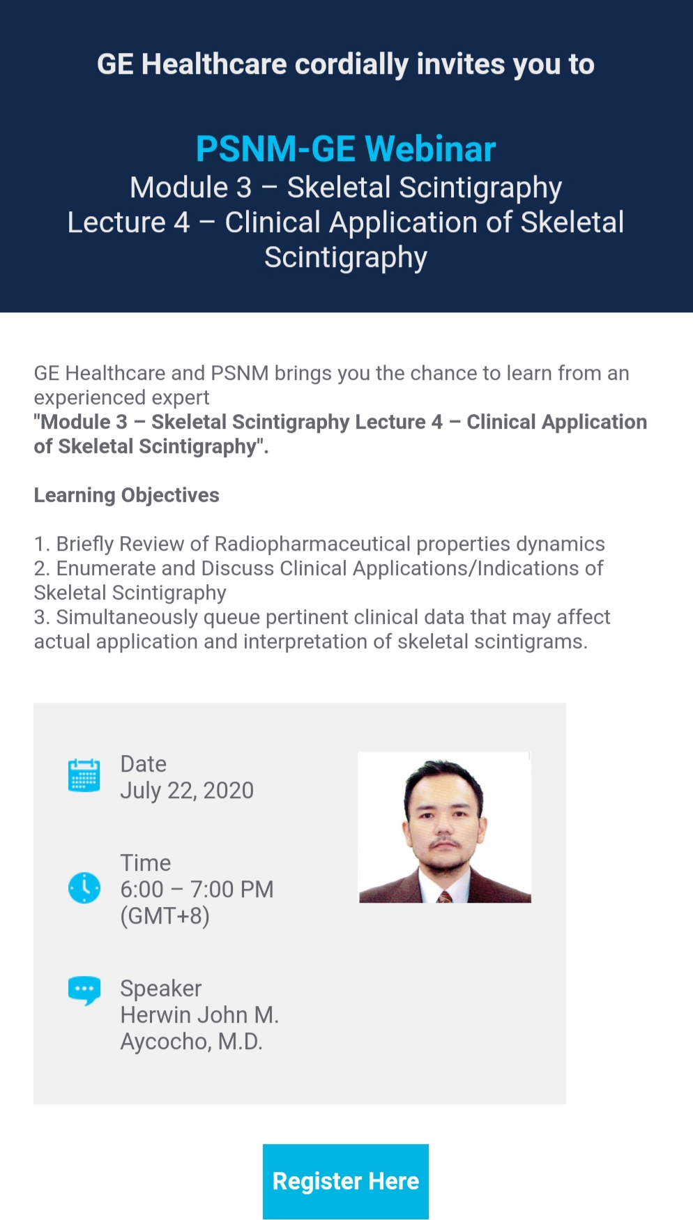 4th Lecture in the 3rd Module of the PSNM-GE Webinar Series ...