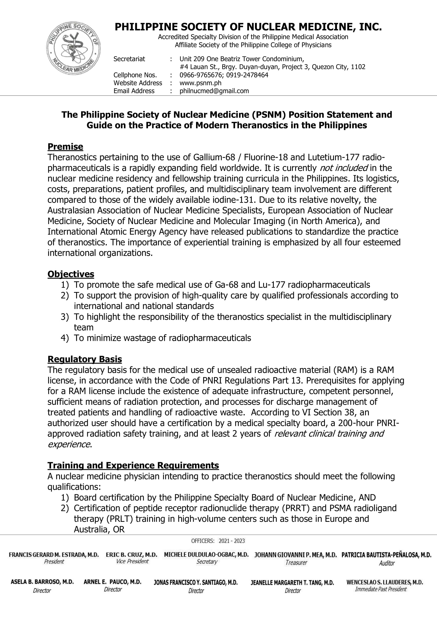 Philippine Society of Nuclear Medicine – Page 4 – The official website ...